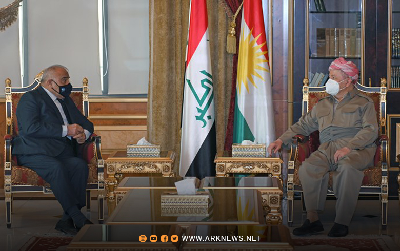 President Barzani receives Adel Abdul Mahdi | ARK News