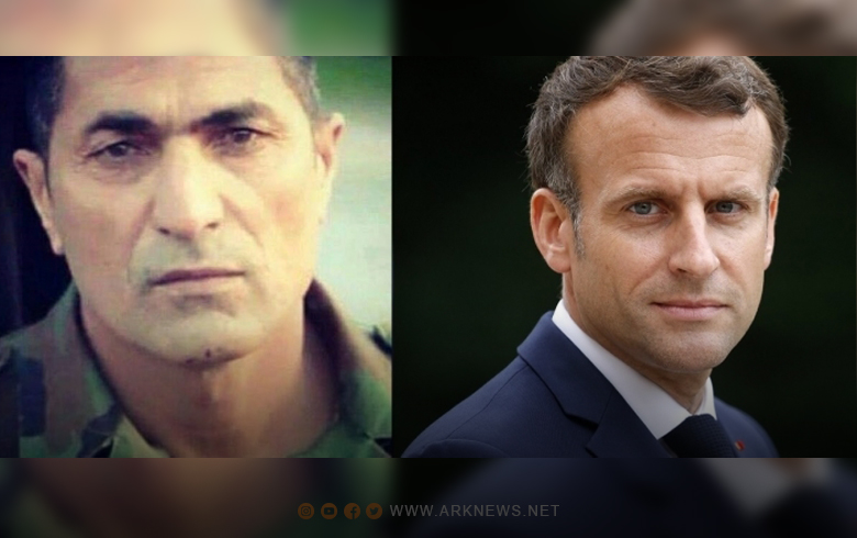 Macron meets with the family of Peshmerga martyr Hucam Surchi | ARK News
