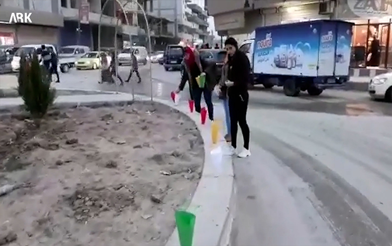 Qamishlo... The PDK-S lights candles in Qamishlo, to commemorate the ...