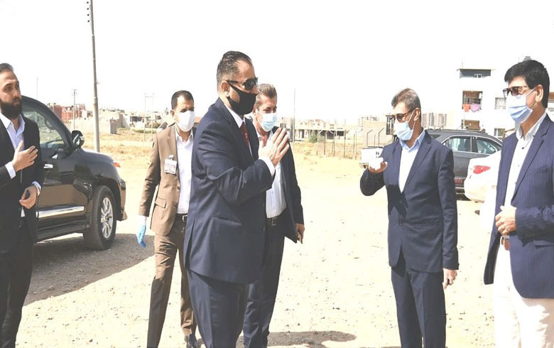 The Emir of the Yazidis Ismat Hazim Tahseen Beg visits the PDK-S office ...