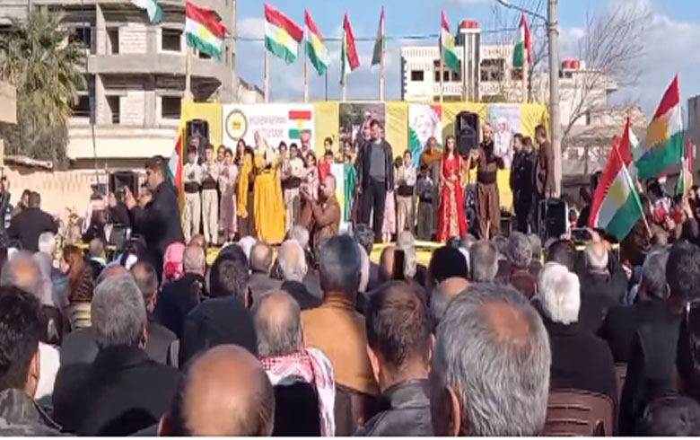 Qamishlo... The Kurdish National Council commemorates the birth of the ...